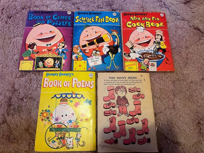 Humpty Dumpty Magazine and Books. - Etsy