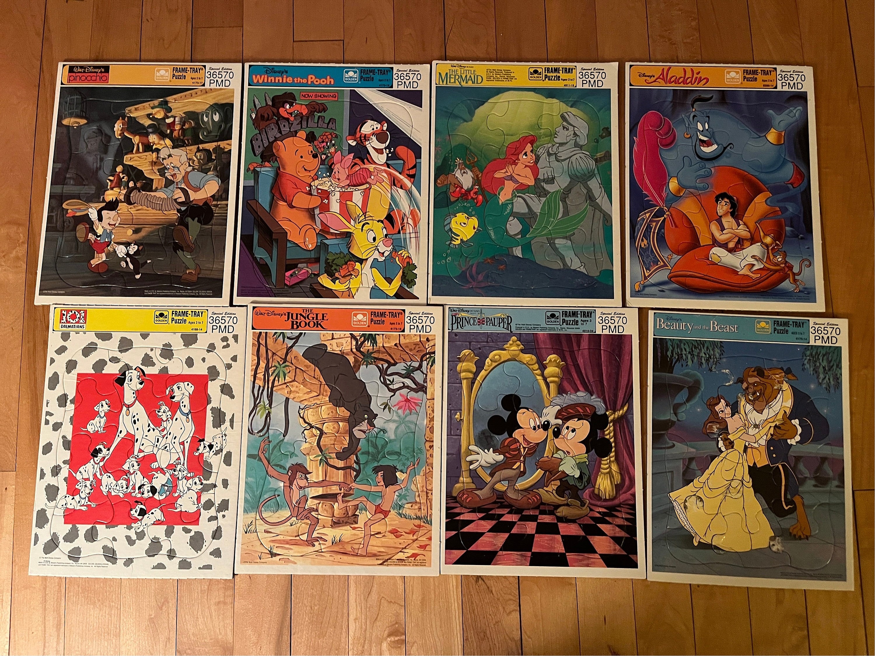 Eight Frame-tray Puzzles: Disney western Publishing Vintage - Etsy