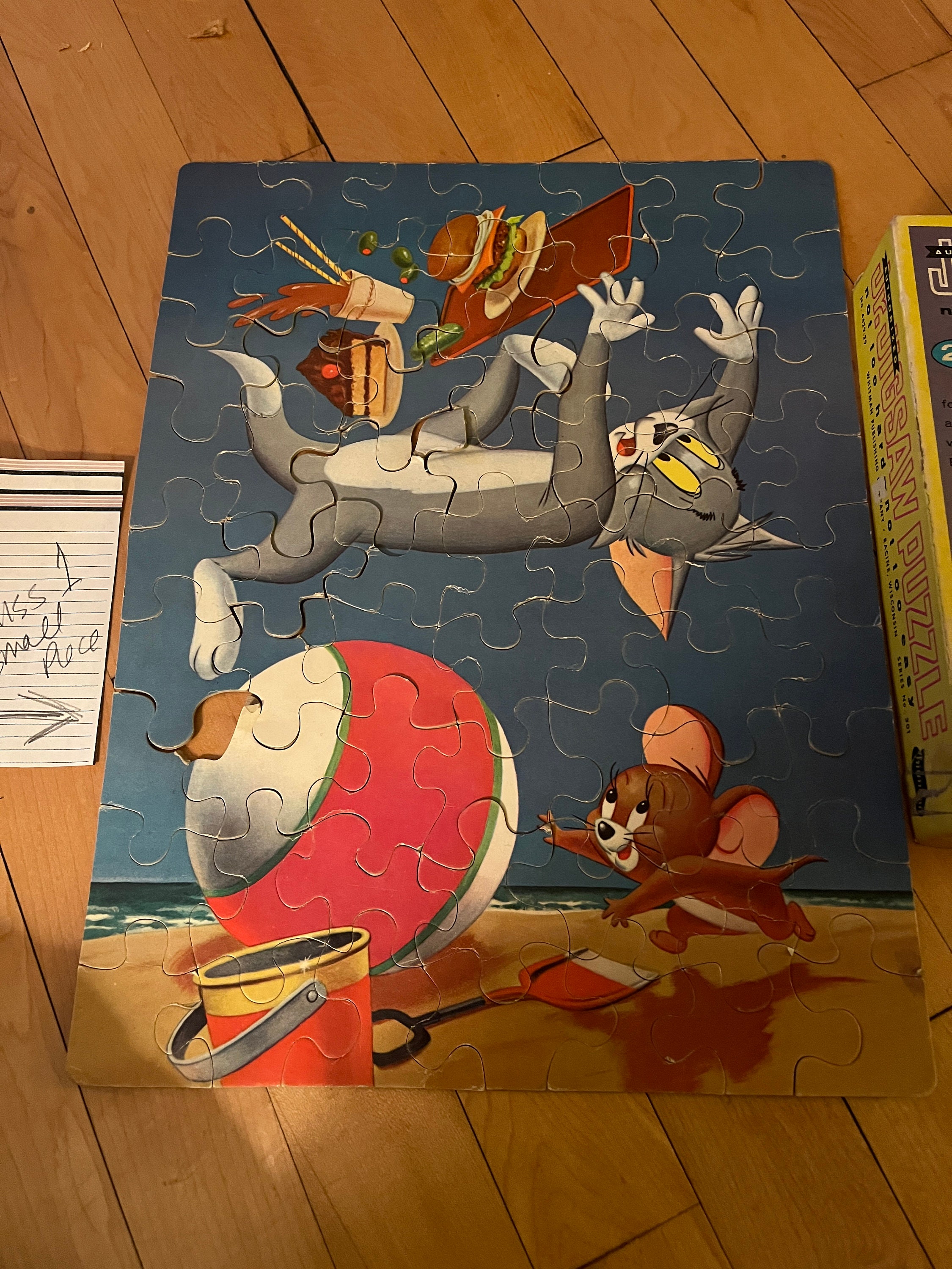 Whitman Vintage Puzzles Tom & Jerry and Lassie - Etsy