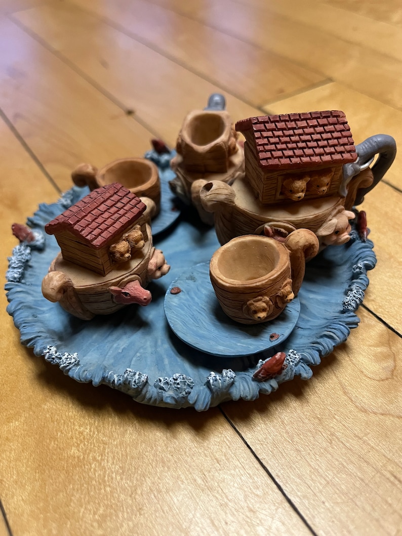 Noahs Ark Tea Set- From the 90's - Etsy