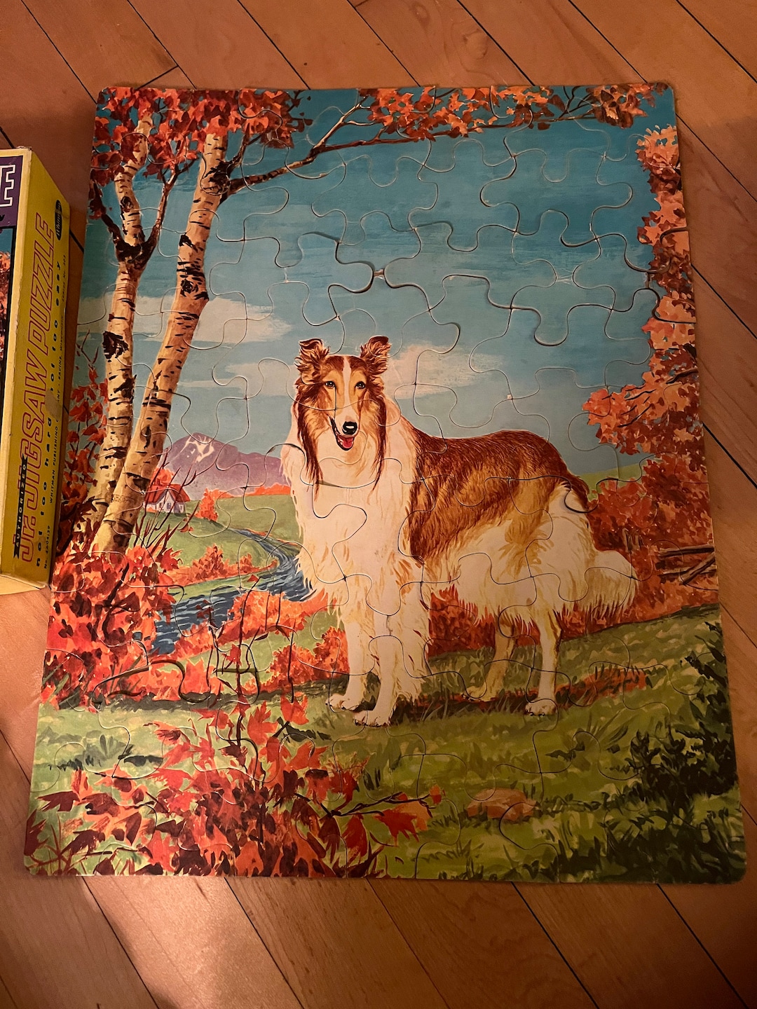 Whitman Vintage Puzzles Tom & Jerry and Lassie - Etsy