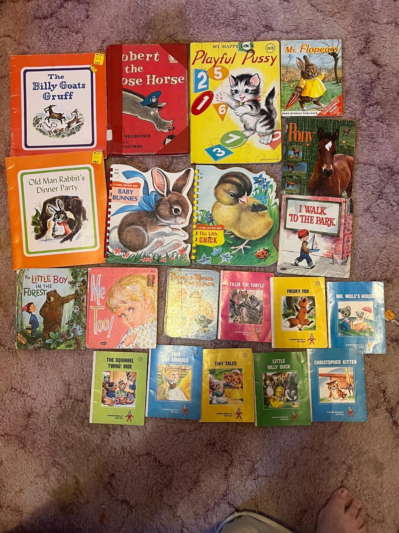 20 Vintage Children’s Story Books From the 1960s. - Etsy