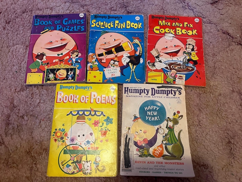 Humpty Dumpty Magazine and Books. - Etsy