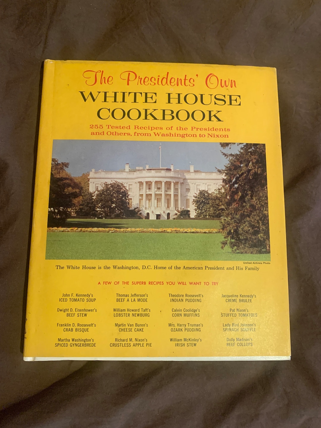 White House Cookbook 1973 - Etsy