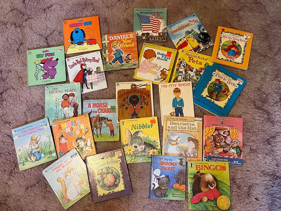 24 Vintage Little Golden Books. 80&90’s - Etsy