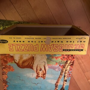 Whitman Vintage Puzzles Tom & Jerry and Lassie - Etsy