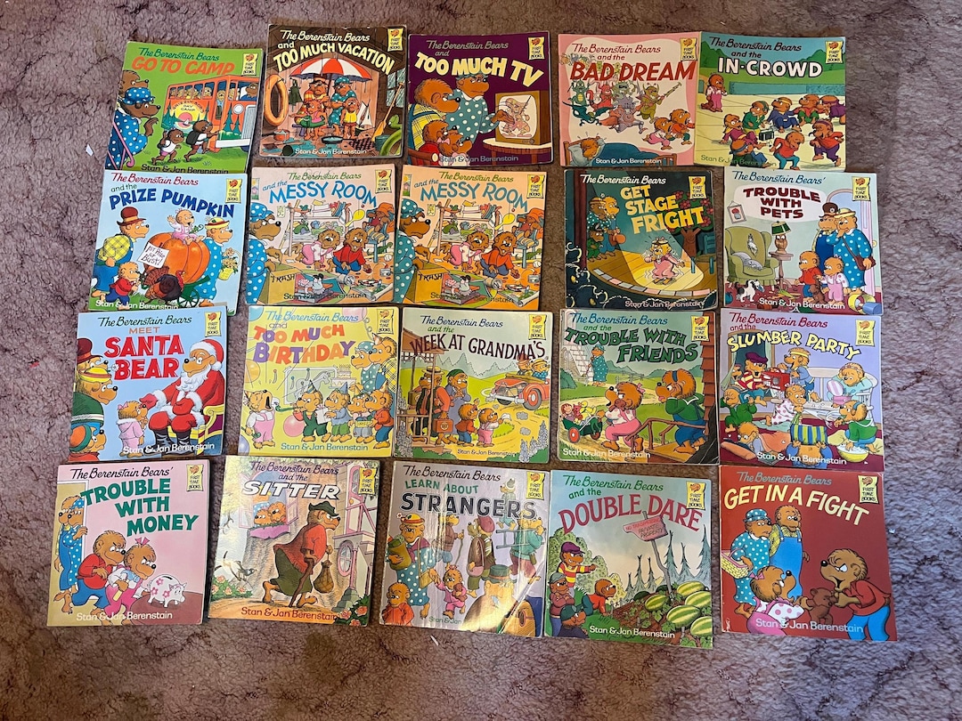 20 Vintage Berenstein Bears Children’s Books From the 1980’s - Etsy