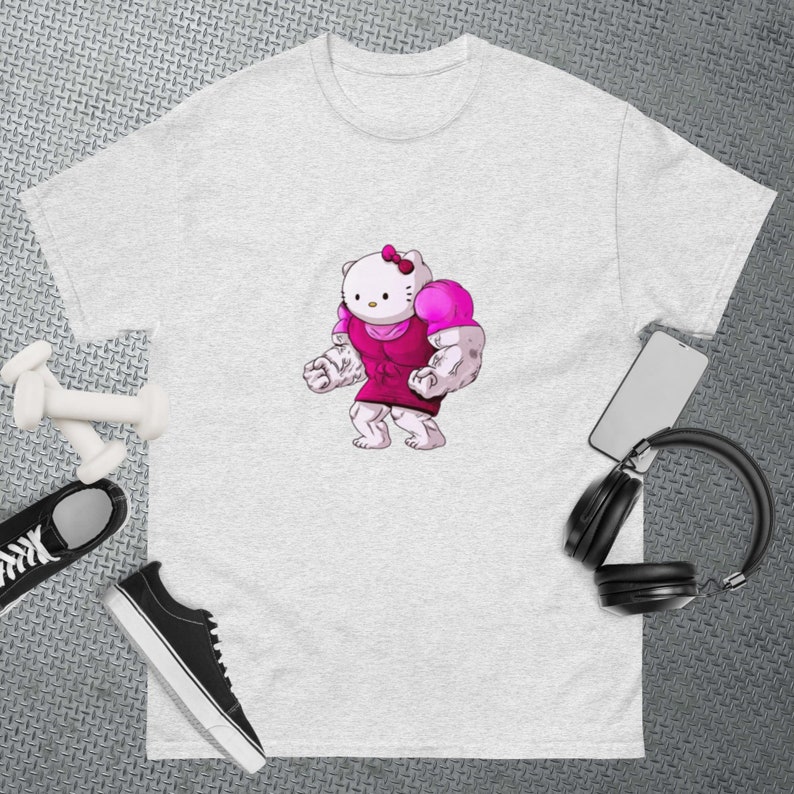 Buff Hello Kitty Gym Shirt - Etsy