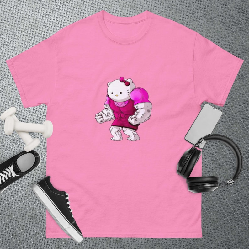 Buff Hello Kitty Gym Shirt - Etsy