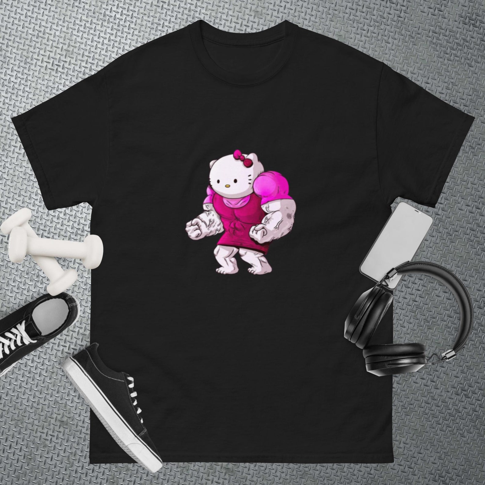 Buff Hello Kitty Gym Shirt - Etsy