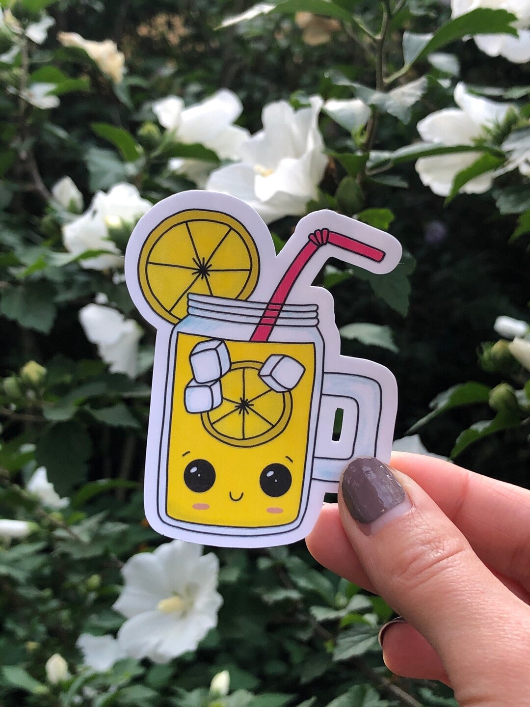 Cute Lemonade Sticker / Vinyl Sticker / Waterproof Sticker / Kawaii ...