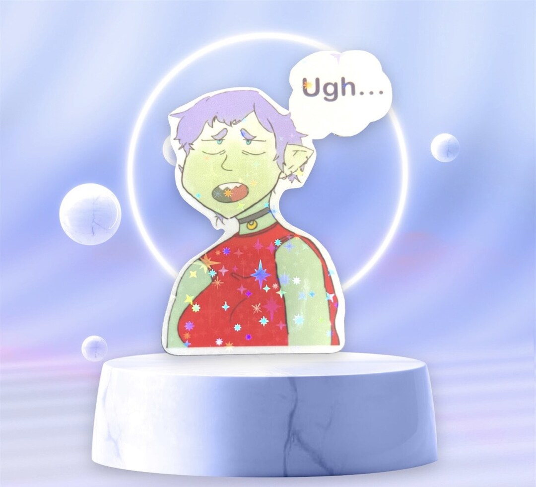 Fantasy Goblin Vinyl Stickers, Ugh Goblin Die Cut Vinyl Sticker, Goblin ...