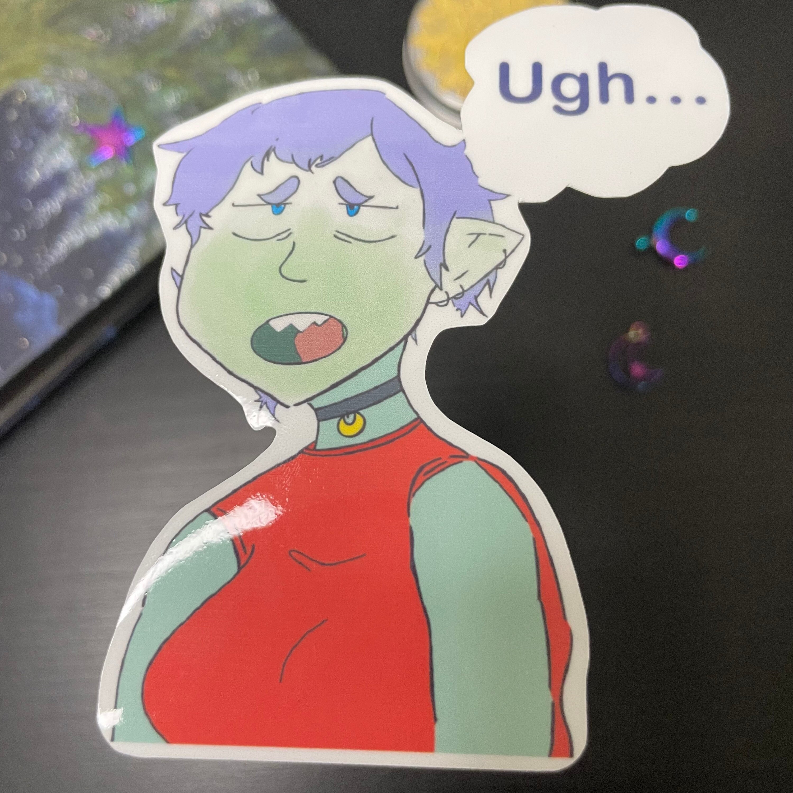 Fantasy Goblin Vinyl Stickers, Ugh Goblin Die Cut Vinyl Sticker, Goblin ...