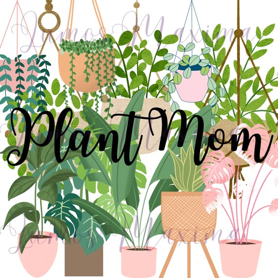 Plant Mom PNG Plants PNG Digital Download Digital File PNG - Etsy