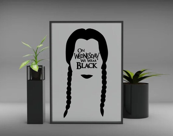 Wednesday Addams Decal Sticker the Addams Family Halloween | Etsy