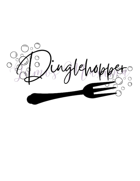 Dinglehopper Fork PNG the Little Mermaid PNG Digital - Etsy
