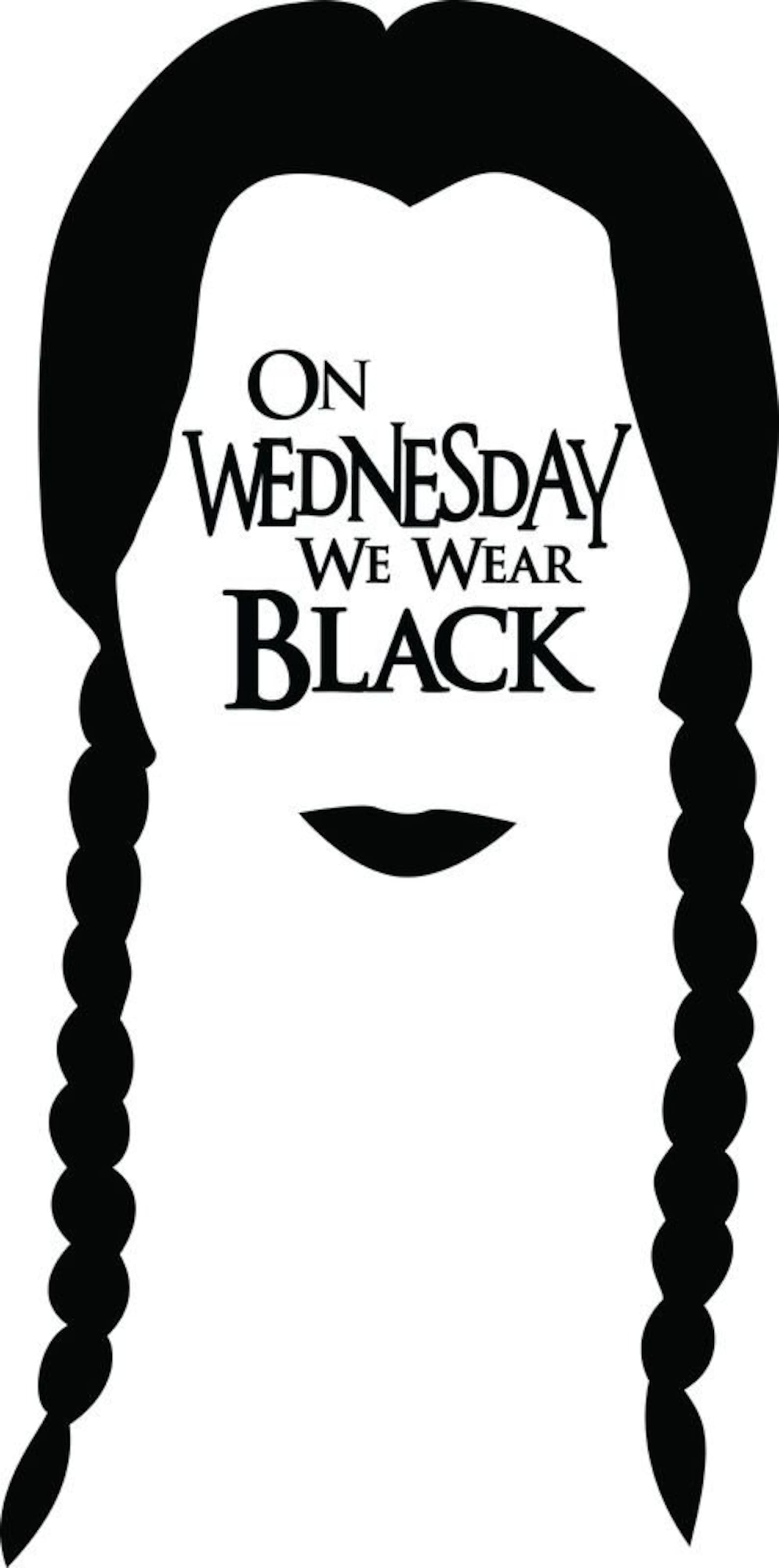 Wednesday Addams Decal Sticker the Addams Family Halloween | Etsy