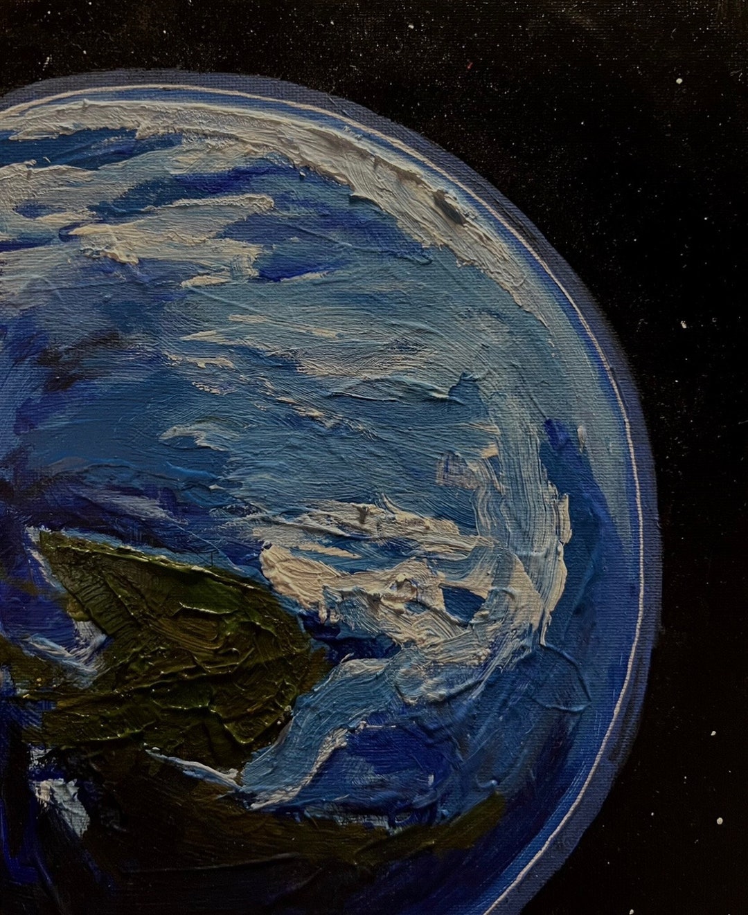 Abstract Acrylic Solar System Planets Painting - Etsy