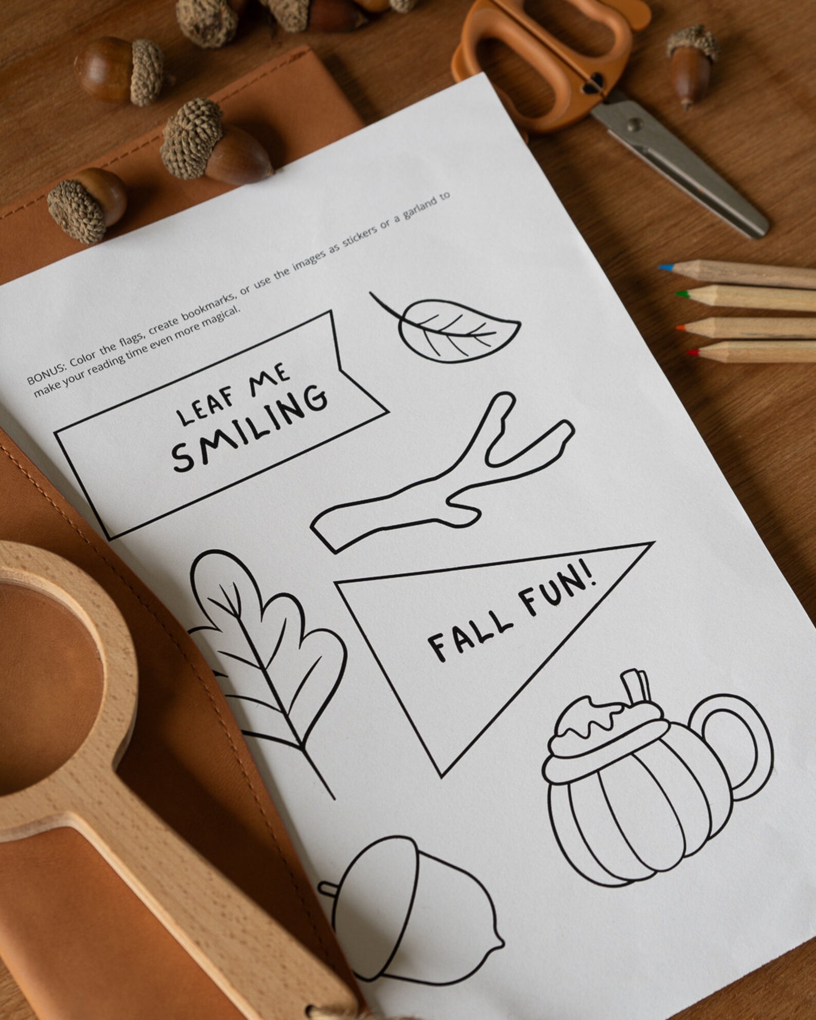 Kids Autumn Coloring Pages Autumn Activity Pages Back to School ...