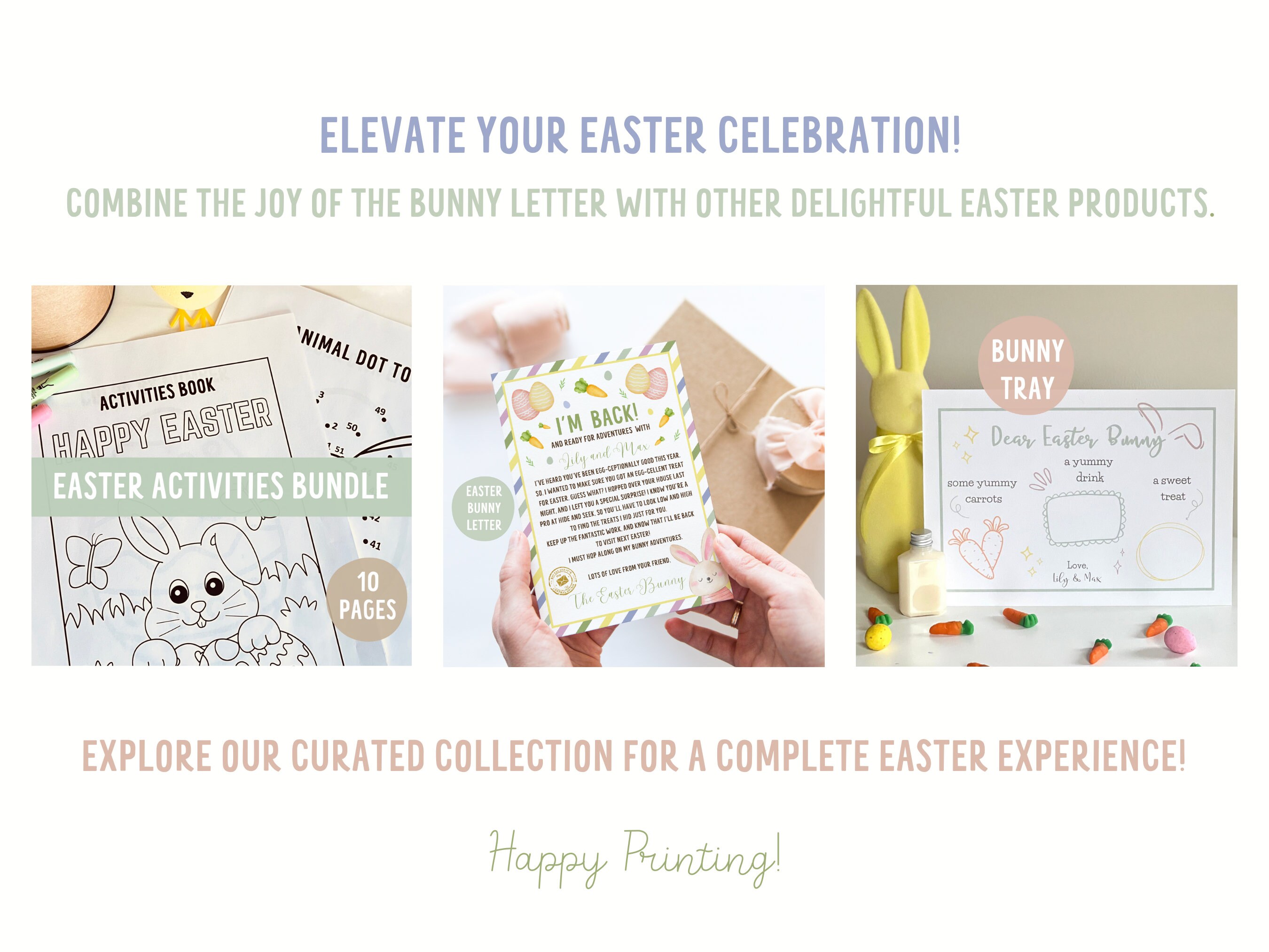 Editable Letter From the Easter Bunny, Personalized Letter From the ...