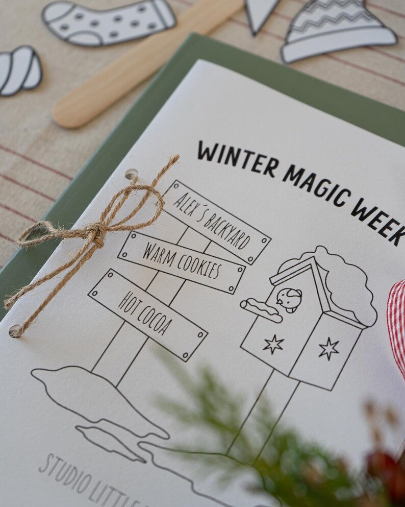Winter Activity Pack Digital Download Printable Project Kid Craft ...
