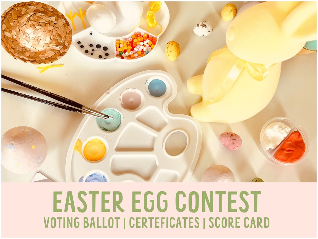 Easter Egg Painting Contest Kit, Egg Decorating, Easter Eggs ...