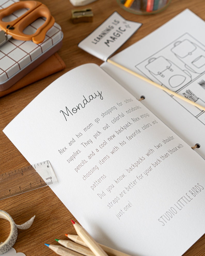 Kids Coloring Book | Back to School | Printable Coloring Pages | First ...