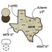 Texas Map: 3-layer Plywood Dioceses Wall Art (17") - Etsy