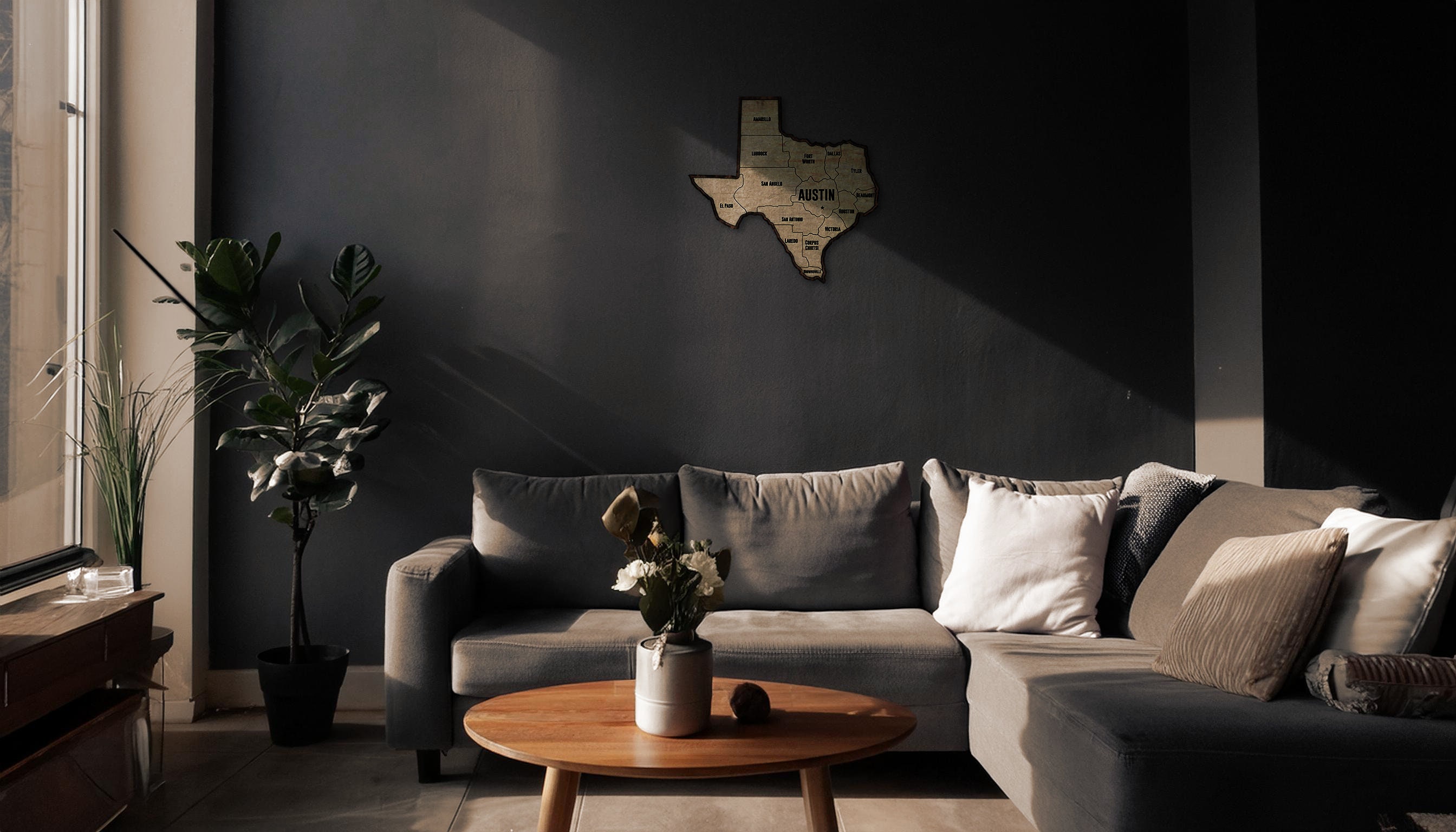 Texas Map: 3-layer Plywood Dioceses Wall Art (17") - Etsy