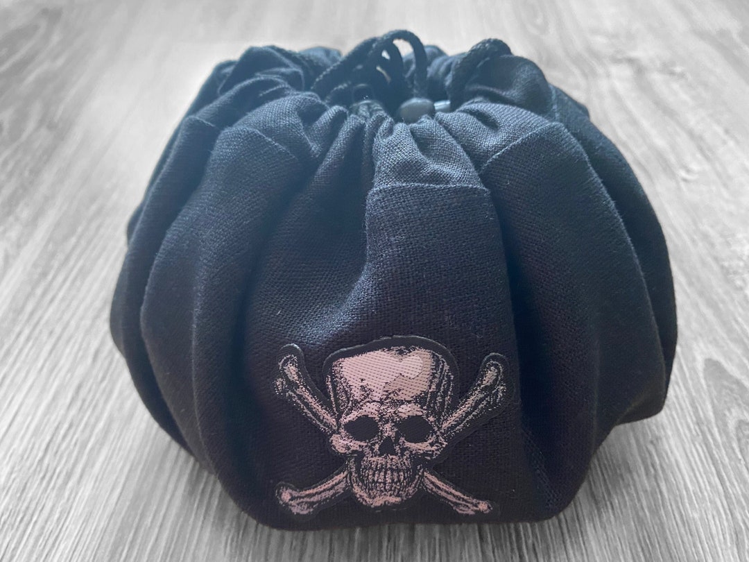 Black Goth Makeup Bag | Skull Makeup Bag | Makeup Organizer ...
