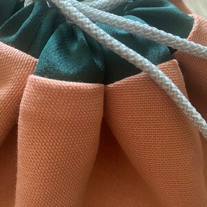 Green Drawstring Makeup Bag | Toiletry Bag | Cosmetic | Travel | Lay ...