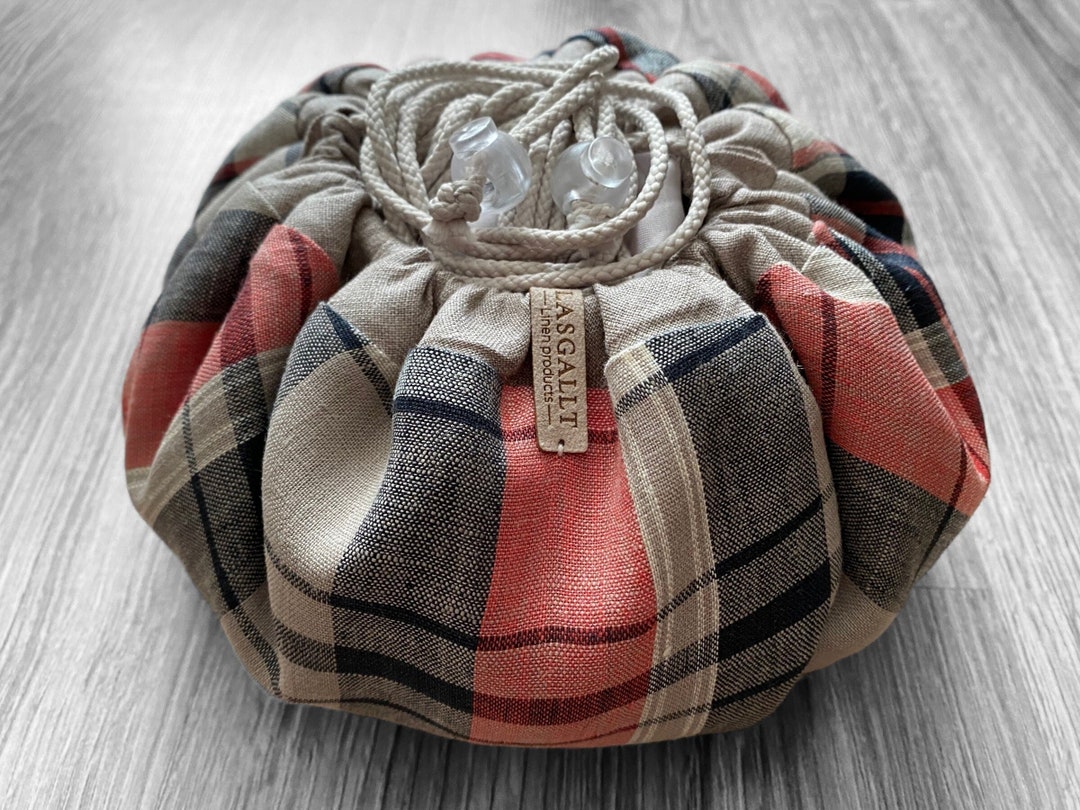 Drawstring Makeup Bag Flat Checkered | Pouch | Organizer | Toiletry Bag ...