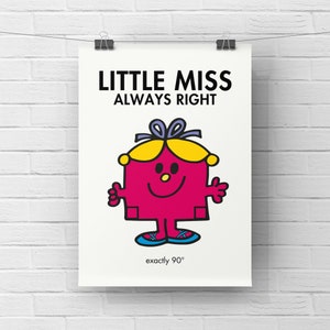 Little Miss Angle Posters Geometry Classroom Decor - Etsy