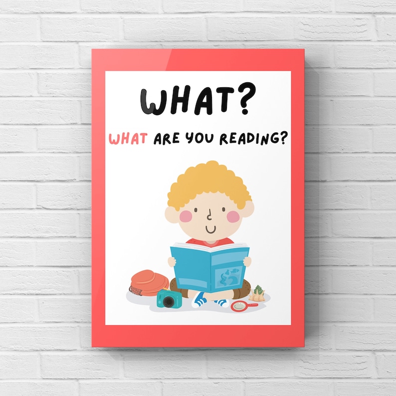 Question Words Posters | Pre-k Resource | Kindergarten Classroom Decor ...