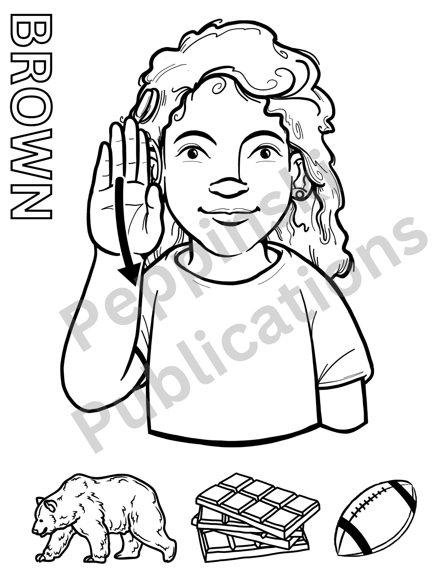 ASL Coloring Pages - Learn Your Colors! | Educational Resource ...