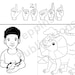 ASL Animal Coloring Pages | Language Learning Resource, ASL for Kids - Etsy