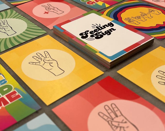 ASL Numbers Card Game - Physical Product | Educational Game, American ...