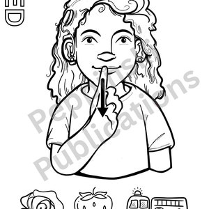 ASL Coloring Pages - Learn Your Colors! | Educational Resource ...