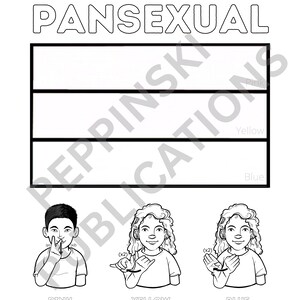 ASL Pride Flag Coloring Pages | American Sign Language, ASL Learner ...