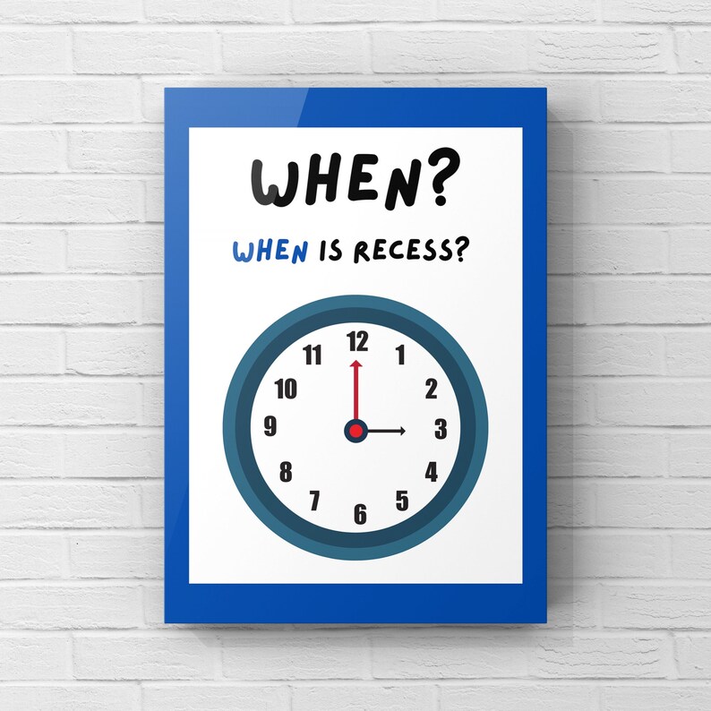 Question Words Posters | Pre-k Resource | Kindergarten Classroom Decor ...