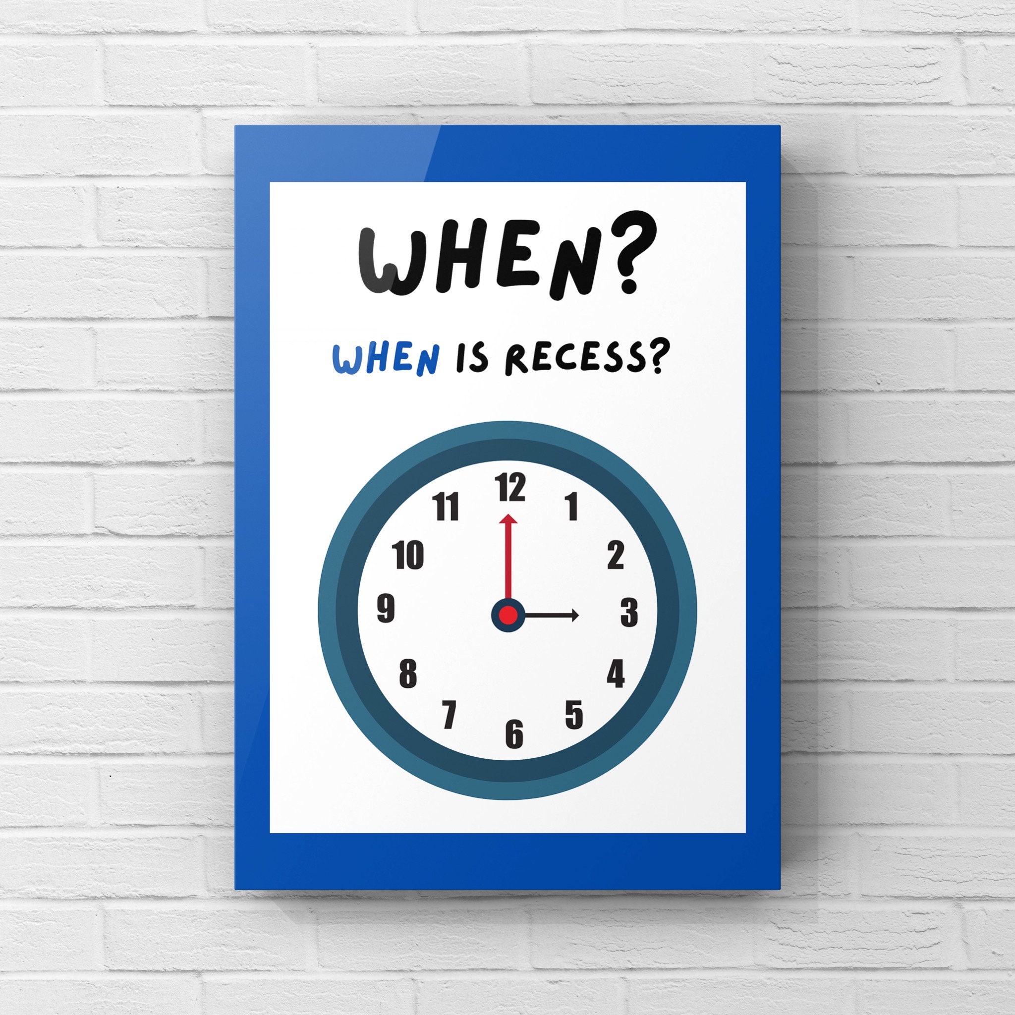 Question Words Posters | Pre-k Resource | Kindergarten Classroom Decor ...