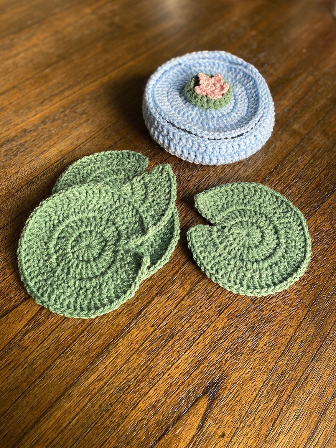 Lily Pad Coaster Set - Etsy