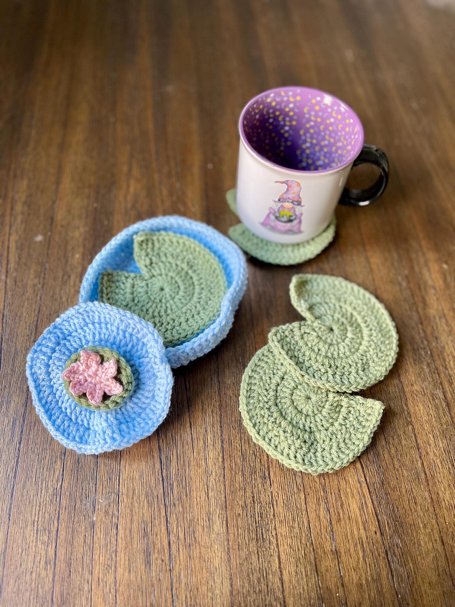 Lily Pad Coaster Set - Etsy