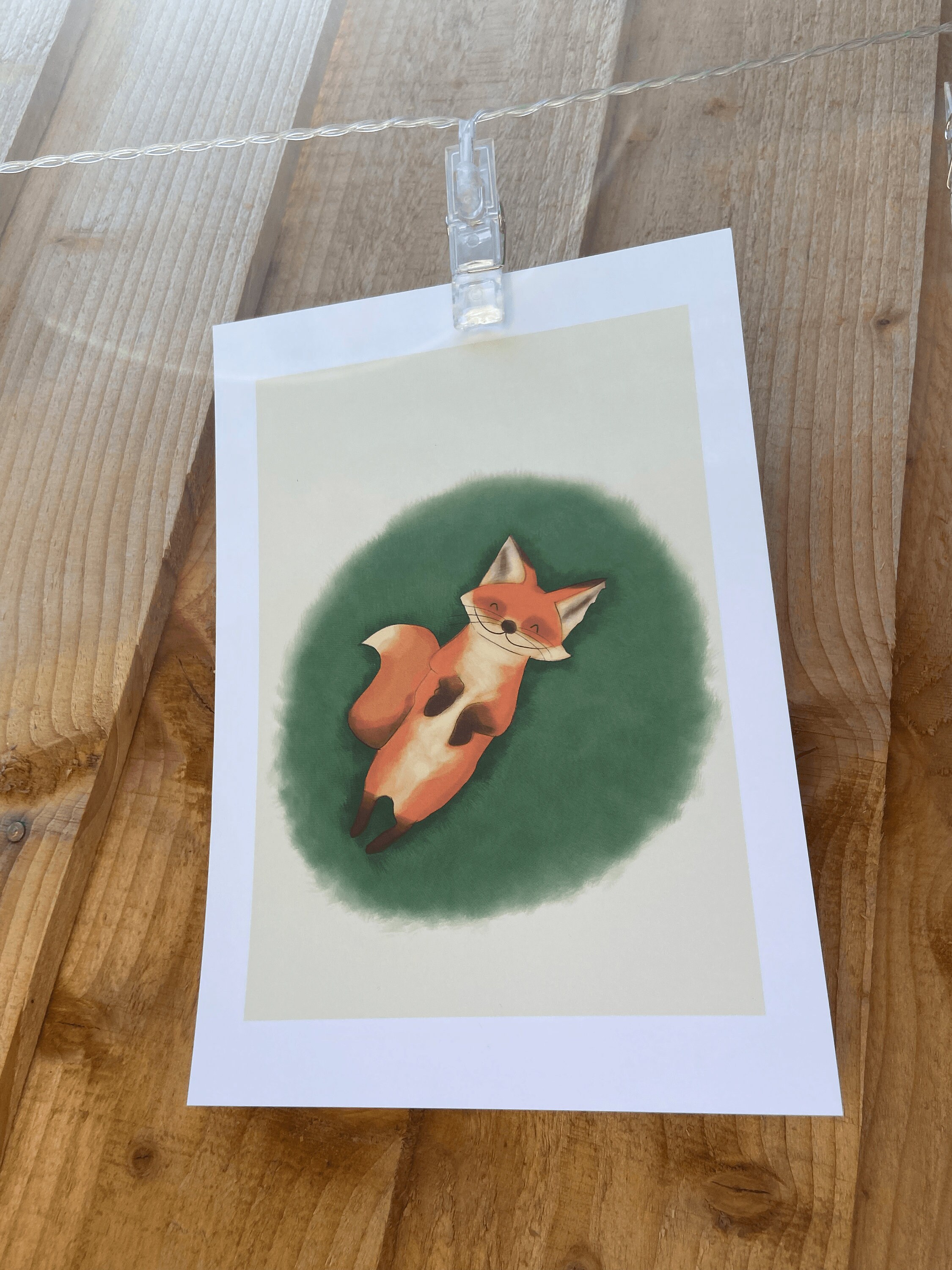 Cottagecore A5 Print Illustration Fox Cottagecore Wall Decor - Etsy UK