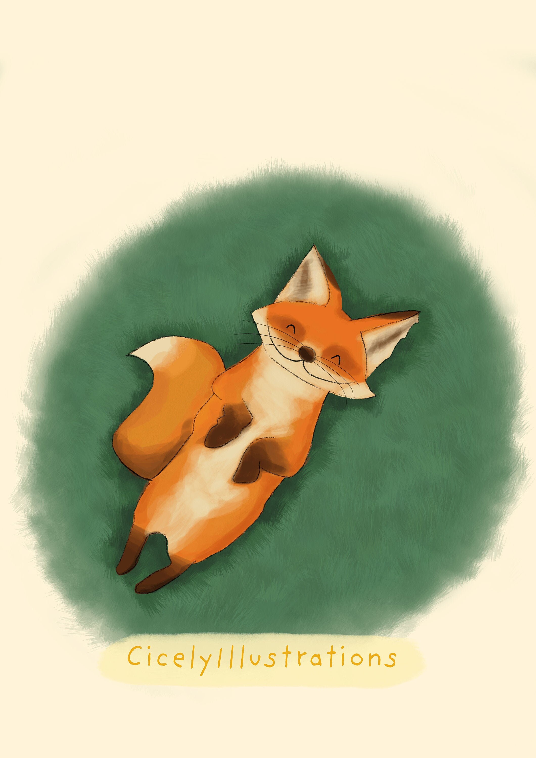 Cottagecore A5 Print Illustration Fox Cottagecore Wall Decor - Etsy UK