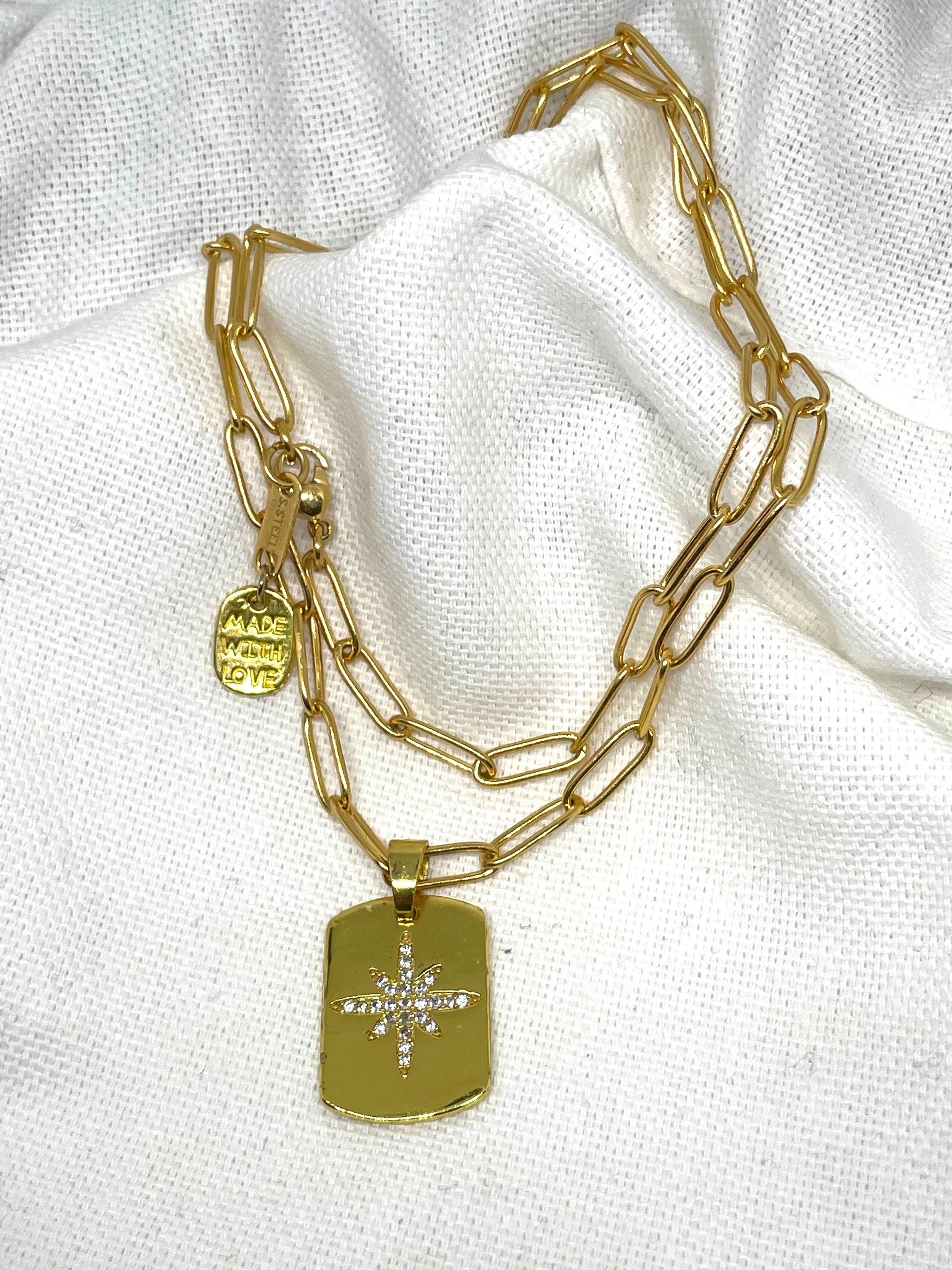 The Hope Gold Chain Necklace HOPE | Etsy