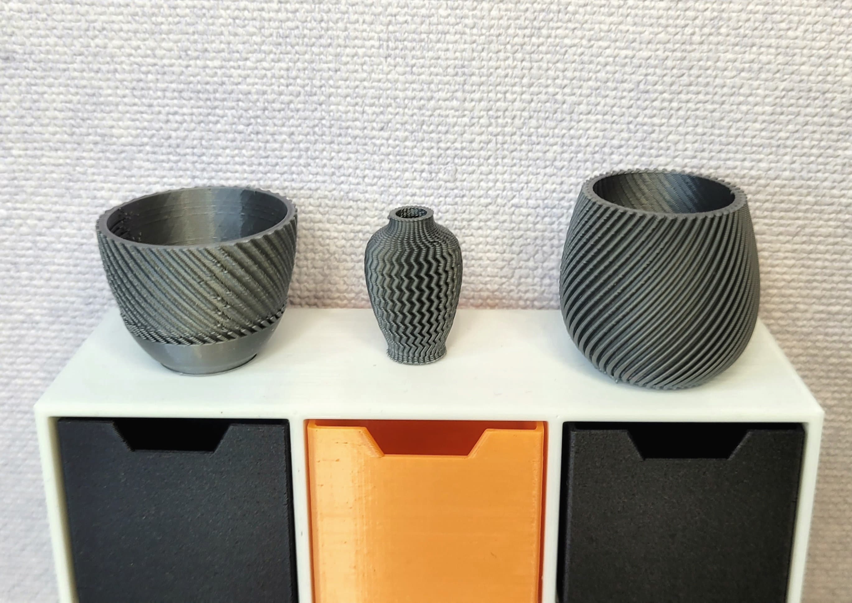 Set of 3 Miniature Vase 1:12 Scale Plant Pot Dollhouse - Etsy