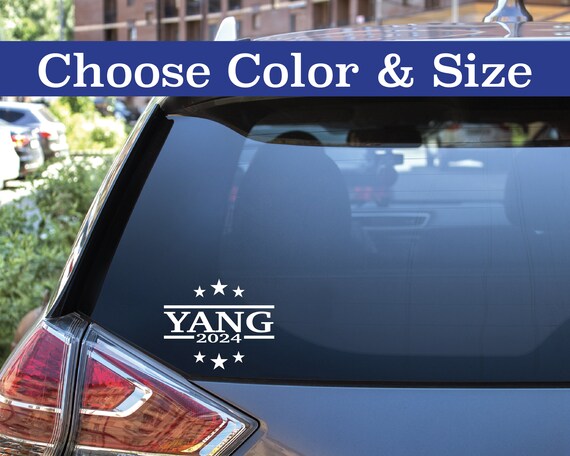 Yang 2024 Sticker Andrew Yang Decal Forward Party 2024 | Etsy