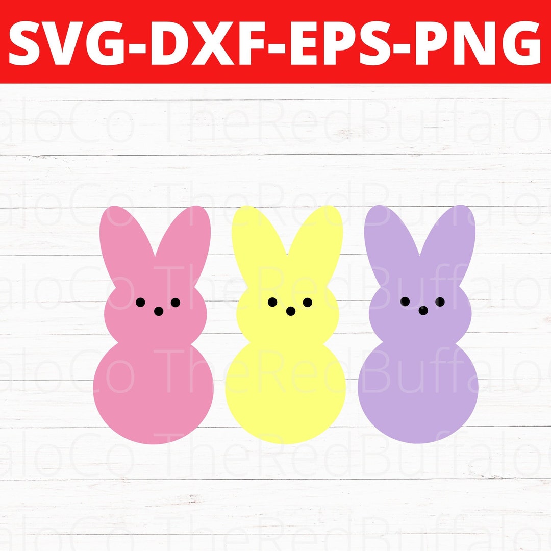 Peeps Svg, Peeps Png, Marshmallow Svg, Marshmallow Png, Easter Candy ...