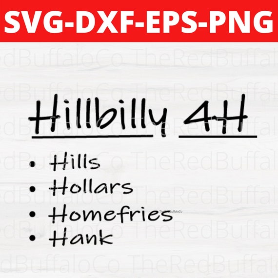 Hillbilly svg Hillbilly png Country svg Country png 4H - Etsy México